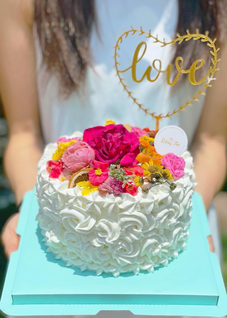 Rosy Blueberry Cake – Ingrid's Bakeology